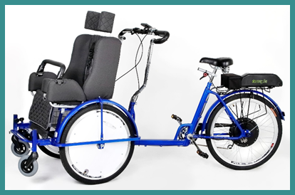 Riksza rower trójkołowy z fotelem w różnych wersjach - Sklep Zdrowapolka.pl